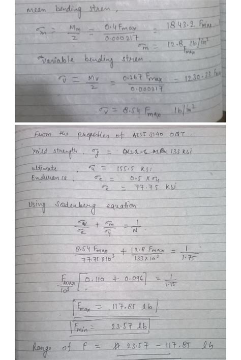 Solved Given 15 L3 Ft 1 Ft Aisi 3140 Oqt 1000 F Ground