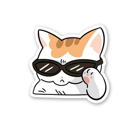 Rizz Cat Sticker Stick It Up