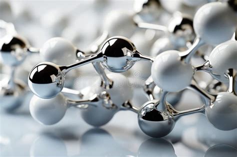 Molecular Structure Of A Chemical Compound Stock Illustration Illustration Of Science Blue