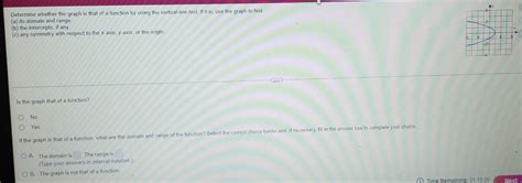 Solved ใน Determine whether the graph is that of a function Chegg