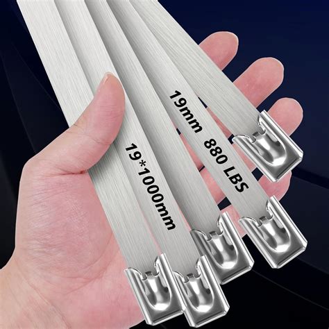 Metal Zip Ties Heavy Duty Outdoor 40 Inch 880 Lb Wide