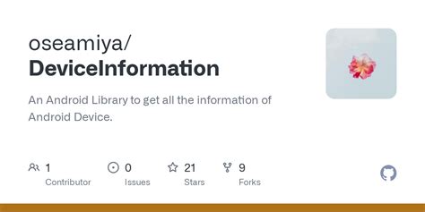 GitHub Oseamiya DeviceInformation An Android Library To Get All The Information Of Android