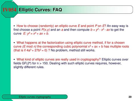 Chapter 8 Elliptic Curves Cryptography And Factorization Ppt Download