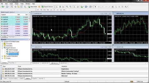 Forex Trading Add Expert Advisors 03 Youtube
