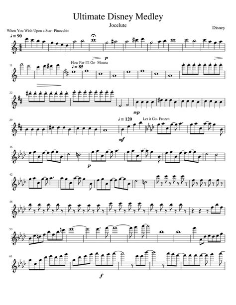 Flute Sheet Music Disney At Nora Weeks Blog