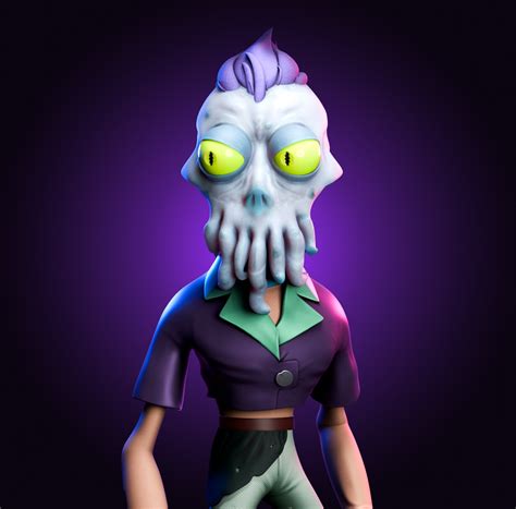 Artstation Squidface The Npc