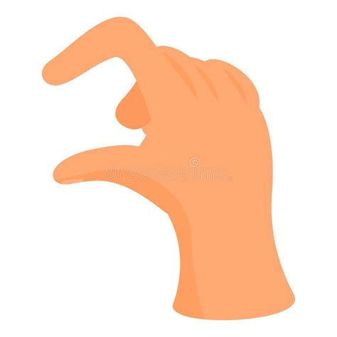 Hand Gesturing Small Amount With Thumb And Index Finger Stock Image Image Of Caucasian Close
