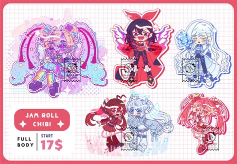 Commission Jam Roll Chibi By Imperiumadoptstore On Deviantart