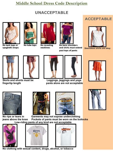 School Dress Code High School At Lauren Davis Blog