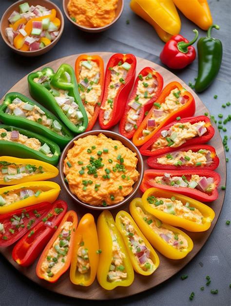Cheesy Fiesta Mini Peppers