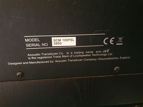 Boxe Atc Scm 100 Audioweb