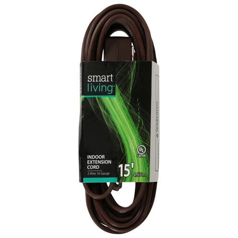 Save On Smart Living Extension Cord Indoor Feet Brown Order Online Delivery GIANT