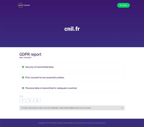 Github Baudev Gdpr Checker Backend The Free And Open Source Gdpr Compliance Scanner