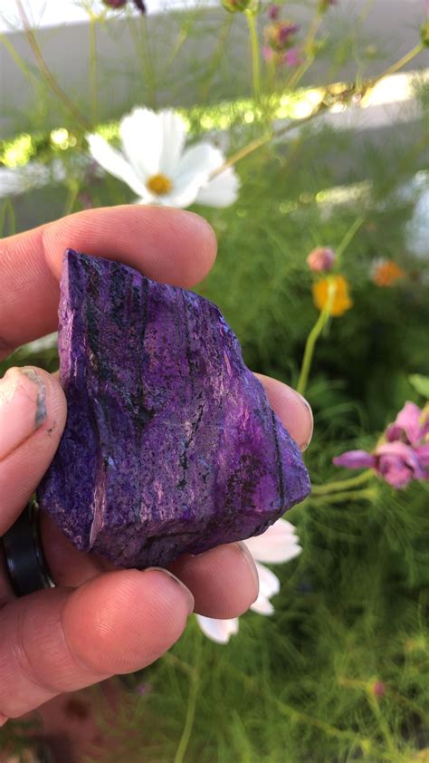 146 2g Rough Sugilite Stone Specimen Natural Sugilite Etsy Artofit