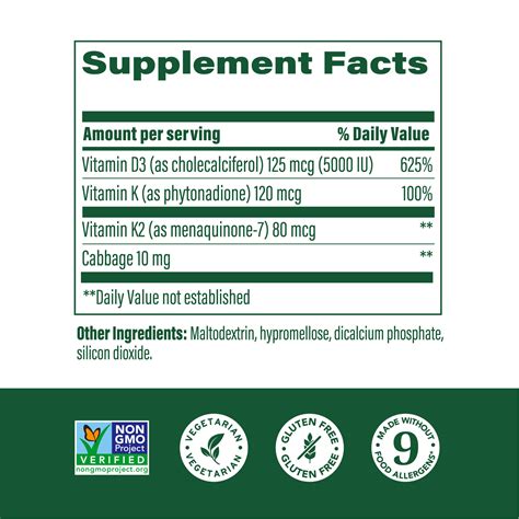 Vitamin D3 5000 Iu Megafood