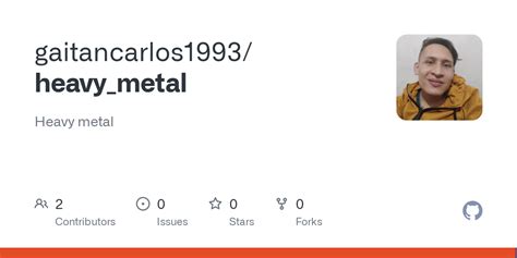 github gaitancarlos1993 heavy metal heavy metal