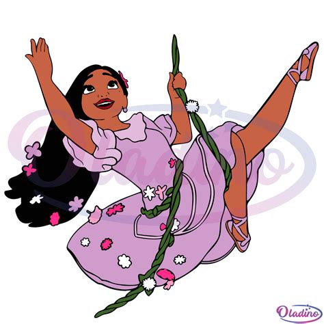 Isabela Madrigal Encanto Svg Digital File Disney Svg Oladino
