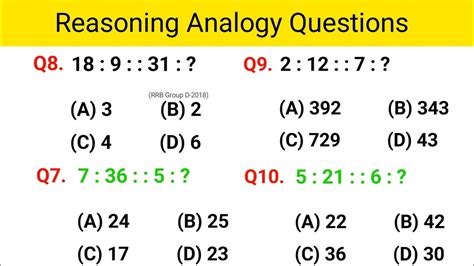 analogy reasoning tricks reasoning analogy reasoning practice set