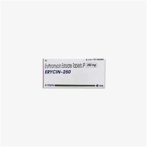 Erycin Erythromycin Tablets At ₹ 5943box Antibiotic Drugs In Umred