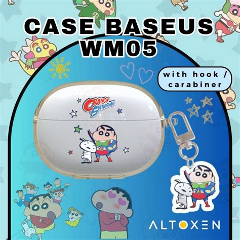 Jual Case Baseus Wm Tpu Motif Casing Cover Silicone Protective Tws Shopee Indonesia