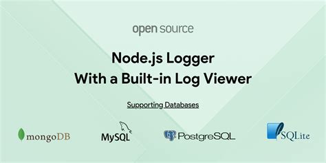 Github Errsoleerrsolejs Collect Store And Visualize Logs With A