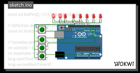 Vote System Copy Wokwi Esp32 Stm32 Arduino Simulator