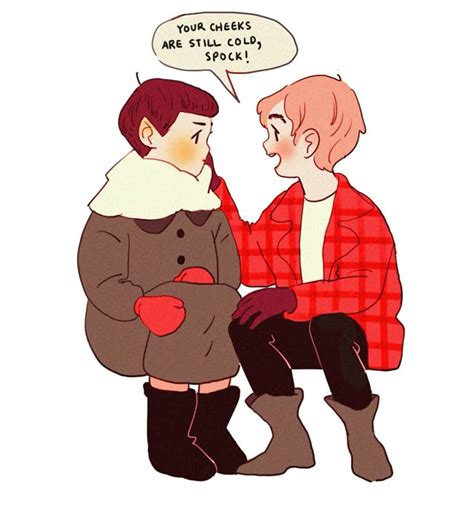 Spirk Fanart Cute Spones Fanart Chekov X Sulu Fan Art