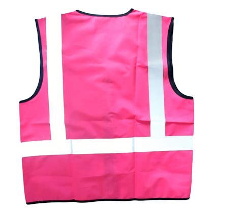 Reflective Jacket Pink En4 Solid With Zip Ladies Select Ppe