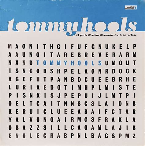 Tommy Hools Paris Milan Manchester Barcelone Ep 1998 Free Download Borrow And Streaming