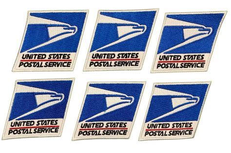 Usps Mail Carrier Embroidery Patches Cca Rca New 6 Lot Iron On Sew On