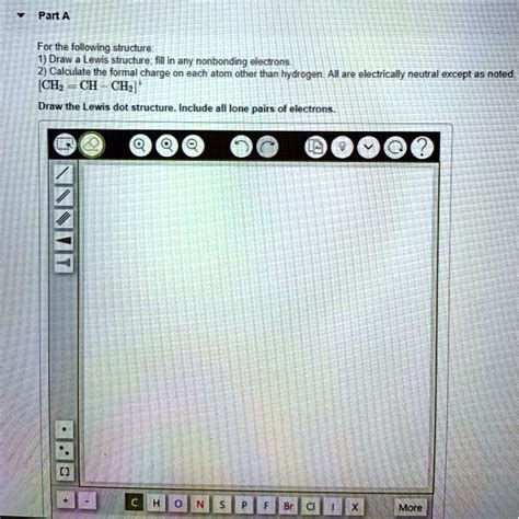 Solved Pant A For The Following Structure Draw Lewis Structure Fill In Any Nonbonding
