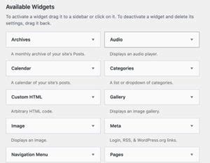 WordPress Widgets How To Add Use WP Widgets Wewpyou