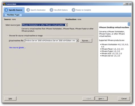 Convert A Virtual Machine From Vmware Workstation To Esxi Vsphere Networking Howtos
