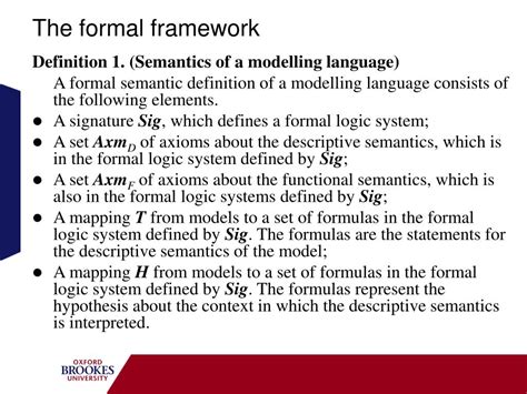 Ppt A Formal Descriptive Semantics Of Uml And Its Applications Powerpoint Presentation Id
