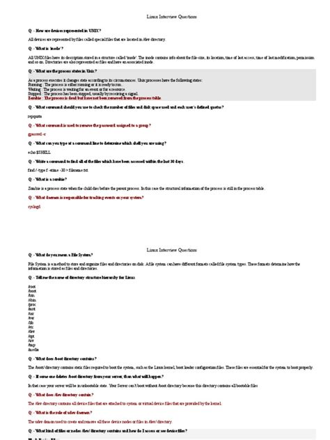 Linux Interview Notes Pdf File Transfer Protocol Domain Name System
