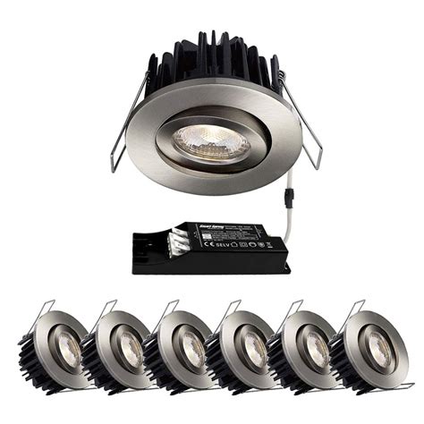 Buy Smart Spring® 8w Cob Led Dimmable Downlight Tilt Recessed Fire