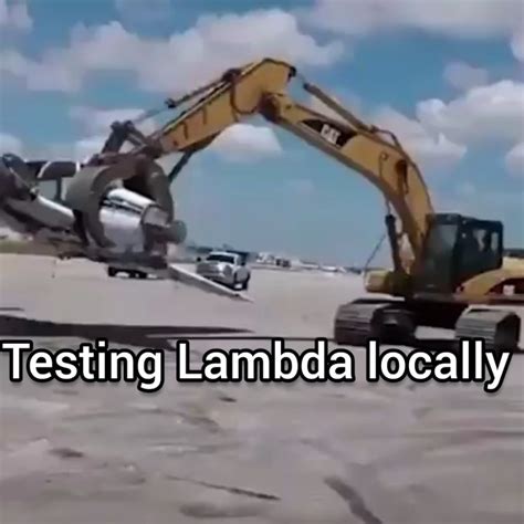 Towards Aws On Linkedin Testing Lambda Locally Be Like 😄