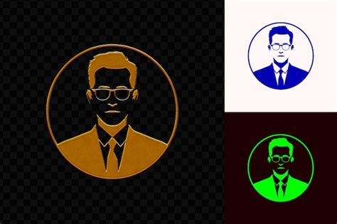 Premium Psd Psd Vector Portrait Of Candidate With Decisive Expression