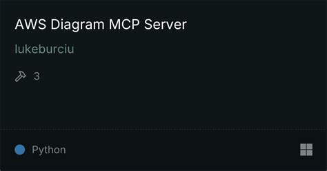 Aws Diagram Mcp Server Glama