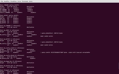 android meaning iptables command output for 3g connection unix