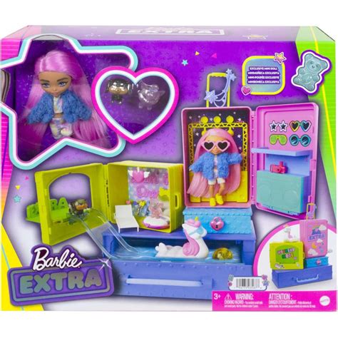 Игровой набор Барби Путешествие Кукла Экстра Минис со щенками Barbie ...