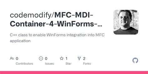 Github Codemodifymfc Mdi Container 4 Winforms Usercontrol C Class To Enable Winforms