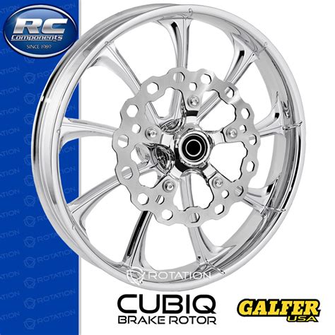 Rc Components Revolt Chrome Bagger Motorcycle Wheel