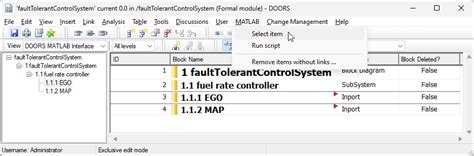 Synchronize Requirements Traceability In IBM DOORS By Using Surrogate Modules MATLAB Simulink