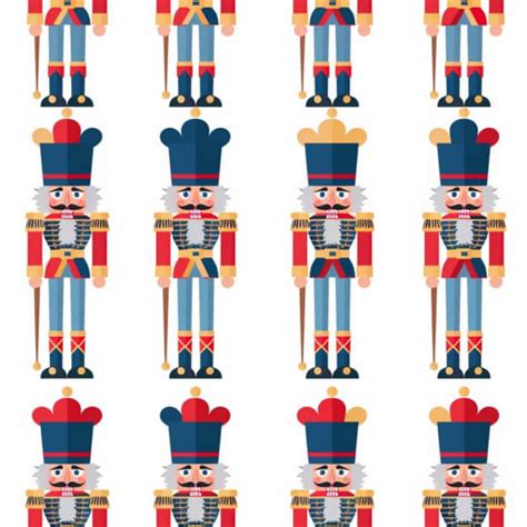 Download Colorful Nutcracker Pattern Patterns Online Creative Fabrica