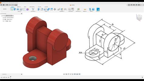 Fusion360 Part Modeling Tutorial 212 Design 3dmodeling