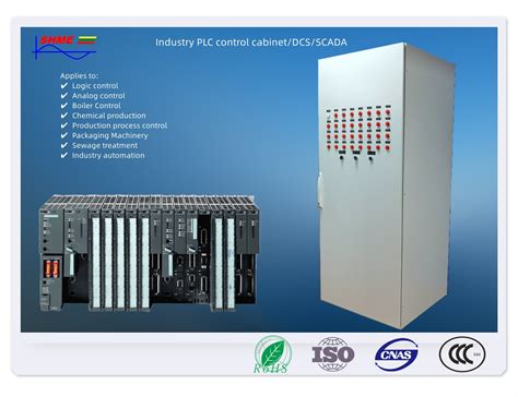 Plc Control Cabinet With Hmi Industry Automation Plc Control Panel