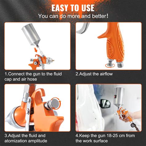 Vevor 11 Piece Spray Gun Set Professional Gravity Feed Piant Sprayer 2