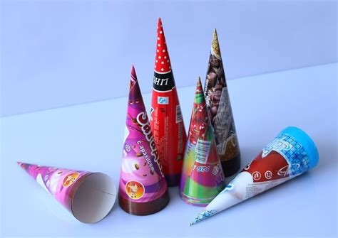 Custom Cone Sleeves Printed Ice Cream Cone Sleeves