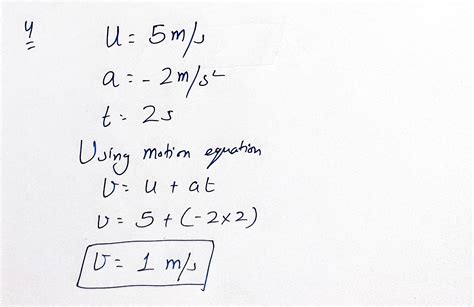 Solved 3 An Object Accelerates From Rest With A Constant